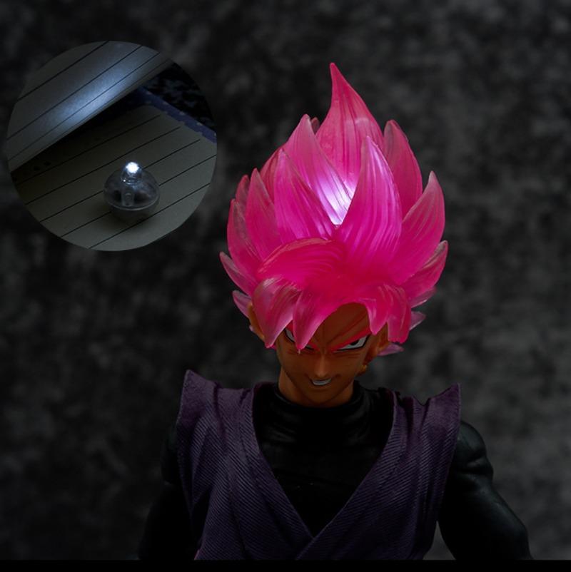 Dragon Ball Super Saiyan Rose Goku Black Zamasu LED 24cm PVC ...
