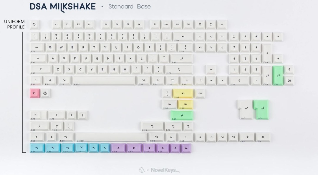 DSA Milkshake by Novelkeys with Fruit Novelties, Computers & Tech ...