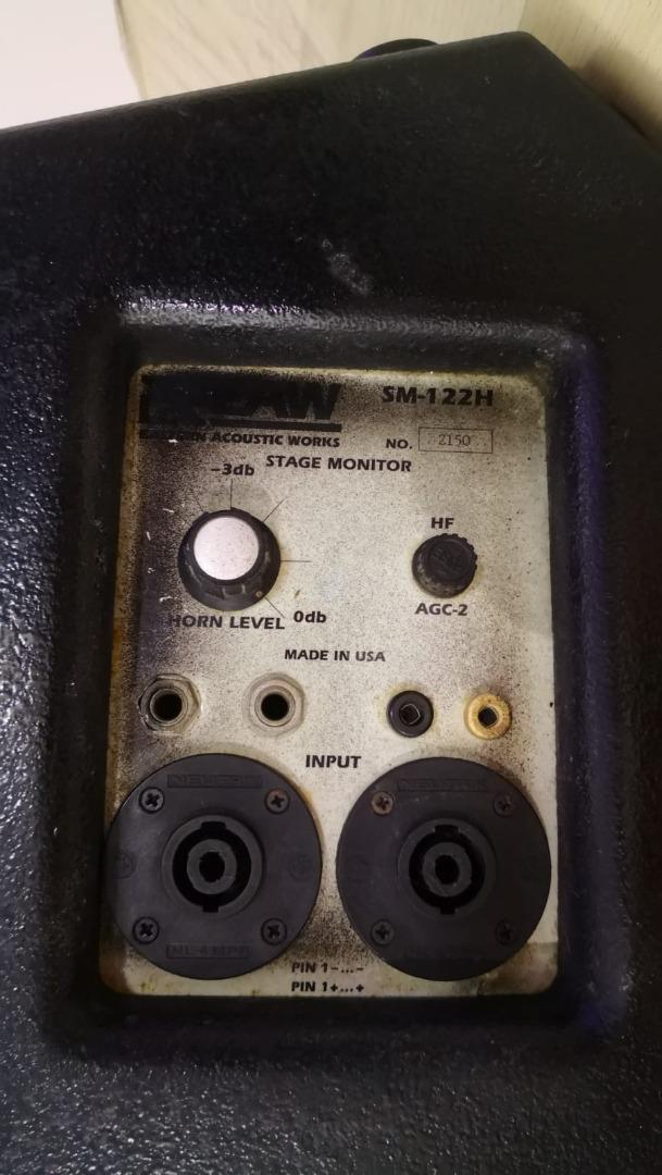 E.A.W. SM122H STAGE MONITOR LOUDSPEAKERS FOR SALE, Audio, Soundbars, Speakers & Amplifiers on ...