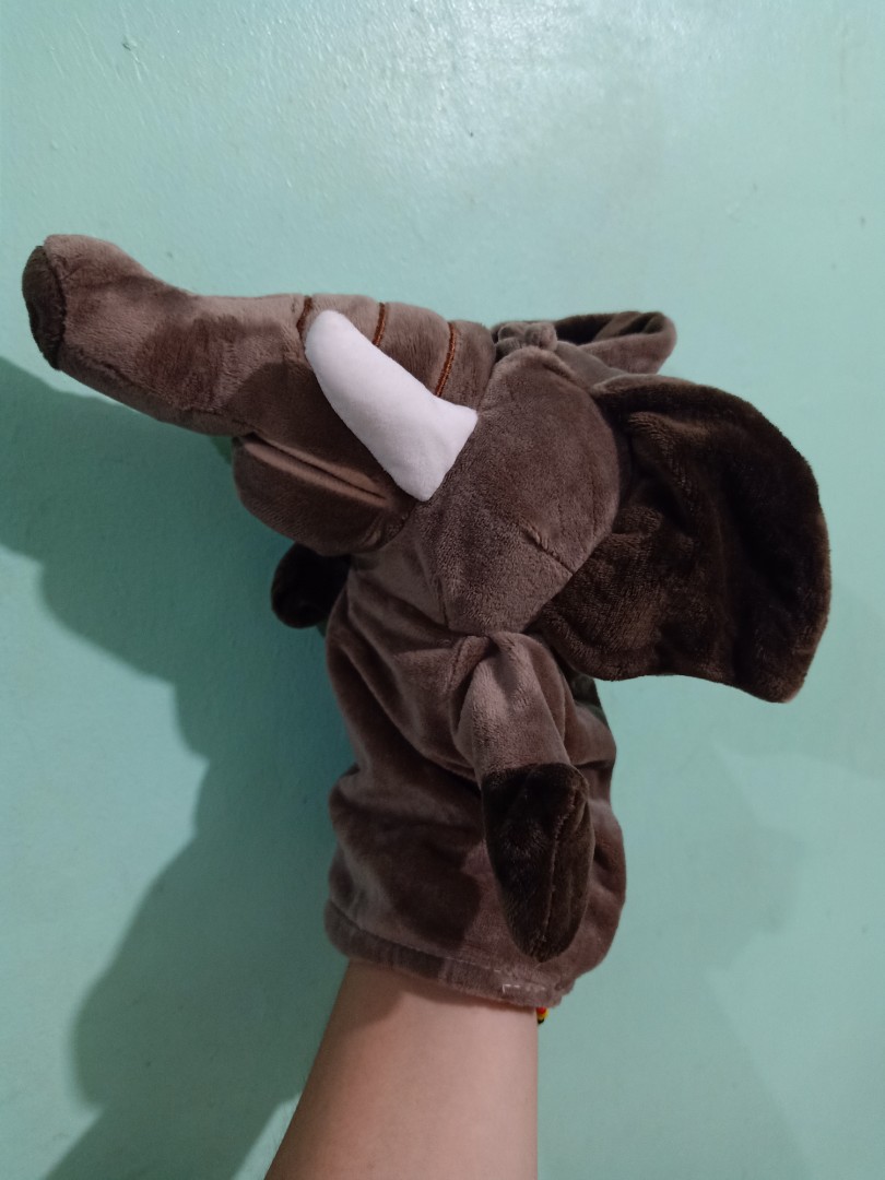 ELEPHANT HAND PUPPET, Hobbies & Toys, Toys & Games on Carousell