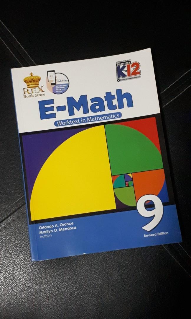 E-Math 9 textbook | Mathematics Reference book | Price is negotiable ...