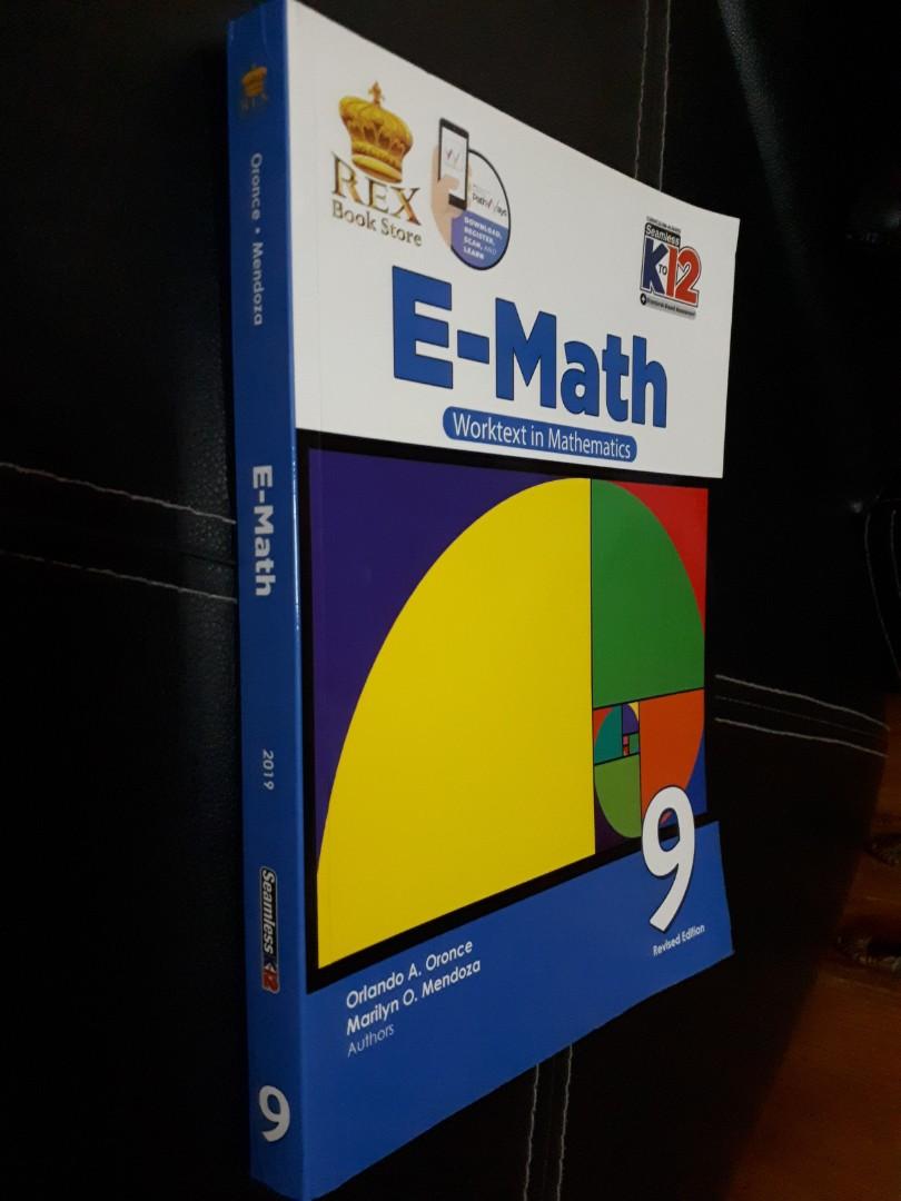 E-Math 9 textbook | Mathematics Reference book | Price is negotiable ...