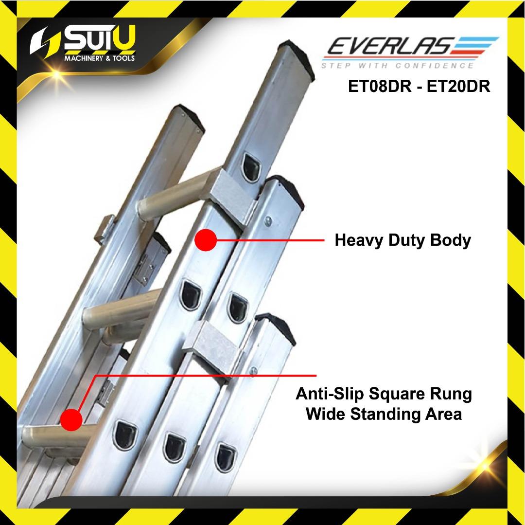 EVERLAS ET20DR 47 Rung Nos 14368MM Heavy Duty Aluminium Triple ...