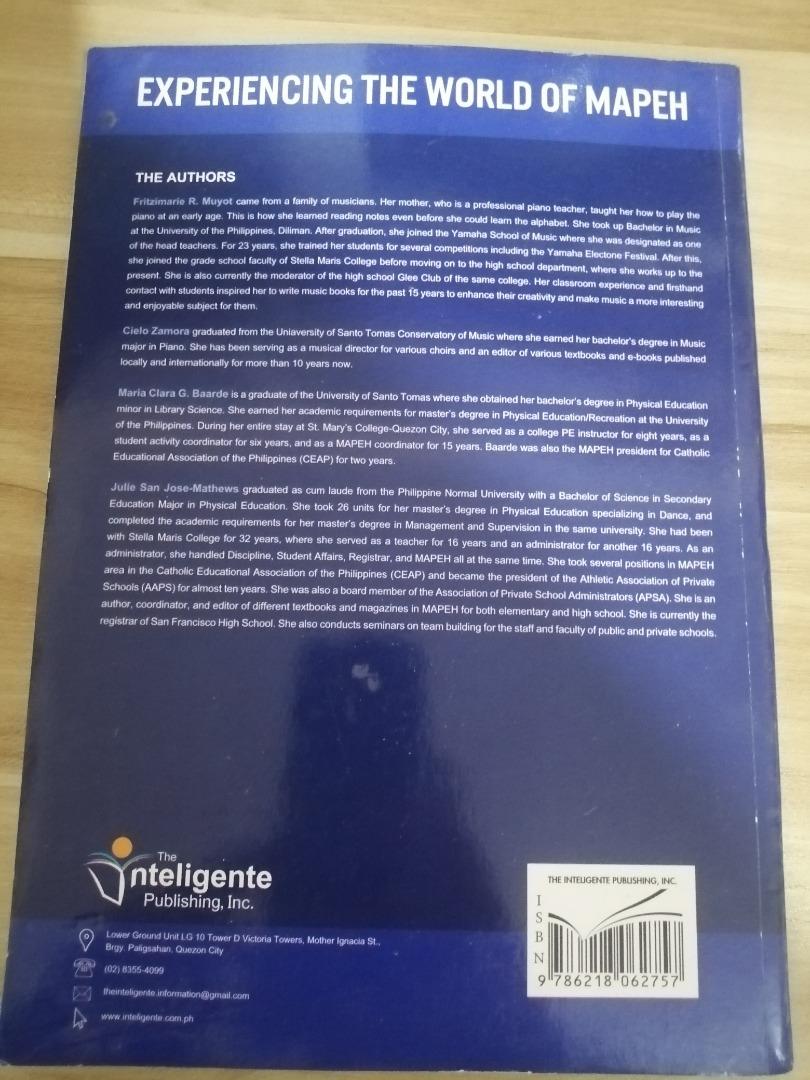 Experiencing the World of MAPEH, Hobbies & Toys, Books & Magazines, Textbooks on Carousell