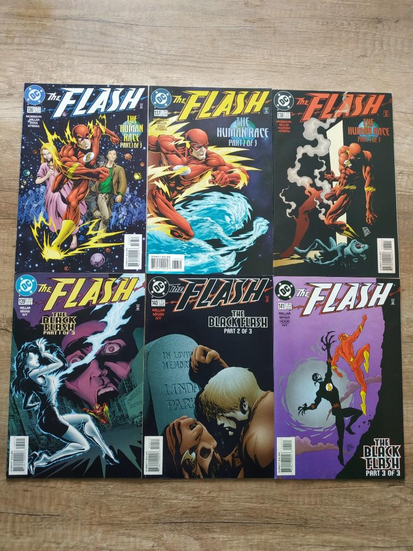 Flash The Human Race & The Black Flash (1987 2nd Series) Comics Set ...