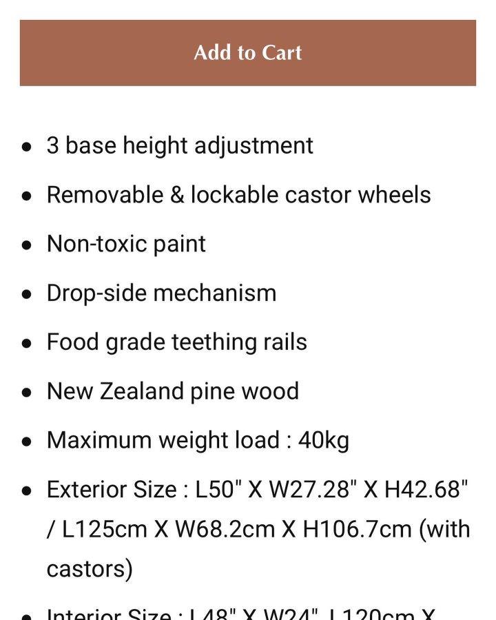 free cot, Babies & Kids, Baby Nursery & Kids Furniture, Cots & Cribs on ...