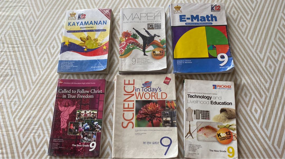 Grade 9 books(set), Hobbies & Toys, Books & Magazines, Textbooks on ...
