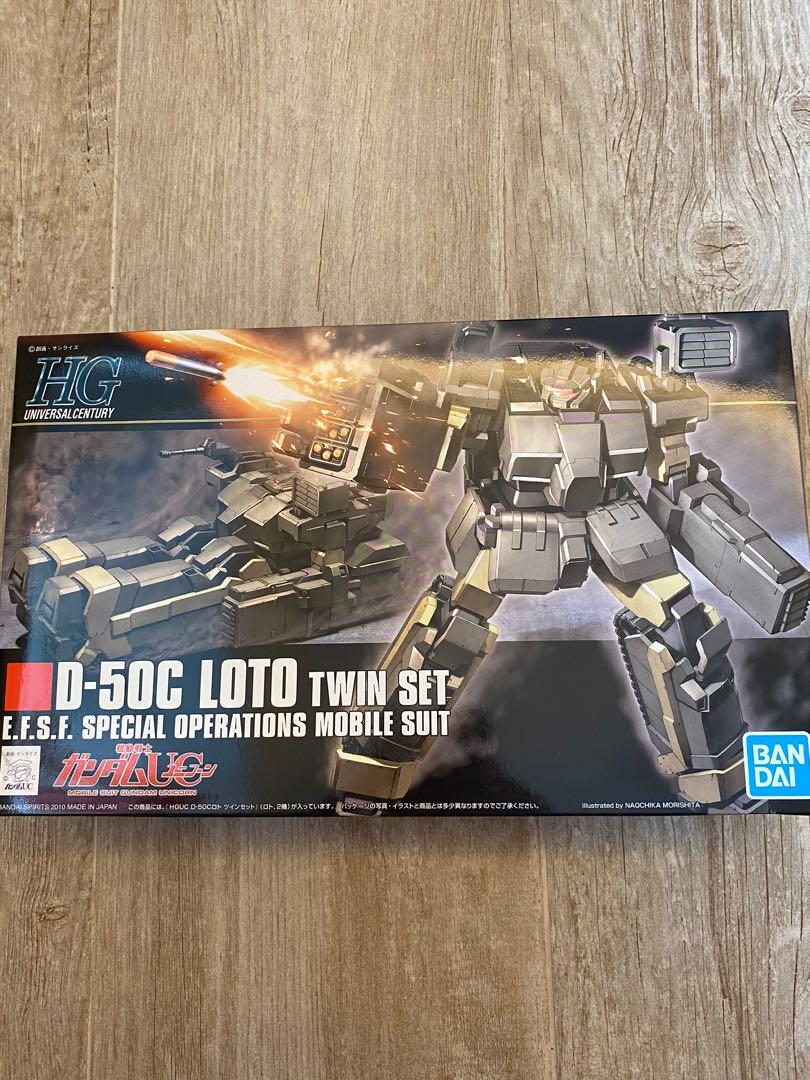 Gundam 模型 高達 gundam UC獨角獸高達 HG 1/144 D-50C LOTO twin set, 興趣及遊戲, 玩具 & 遊戲類 - Carousell