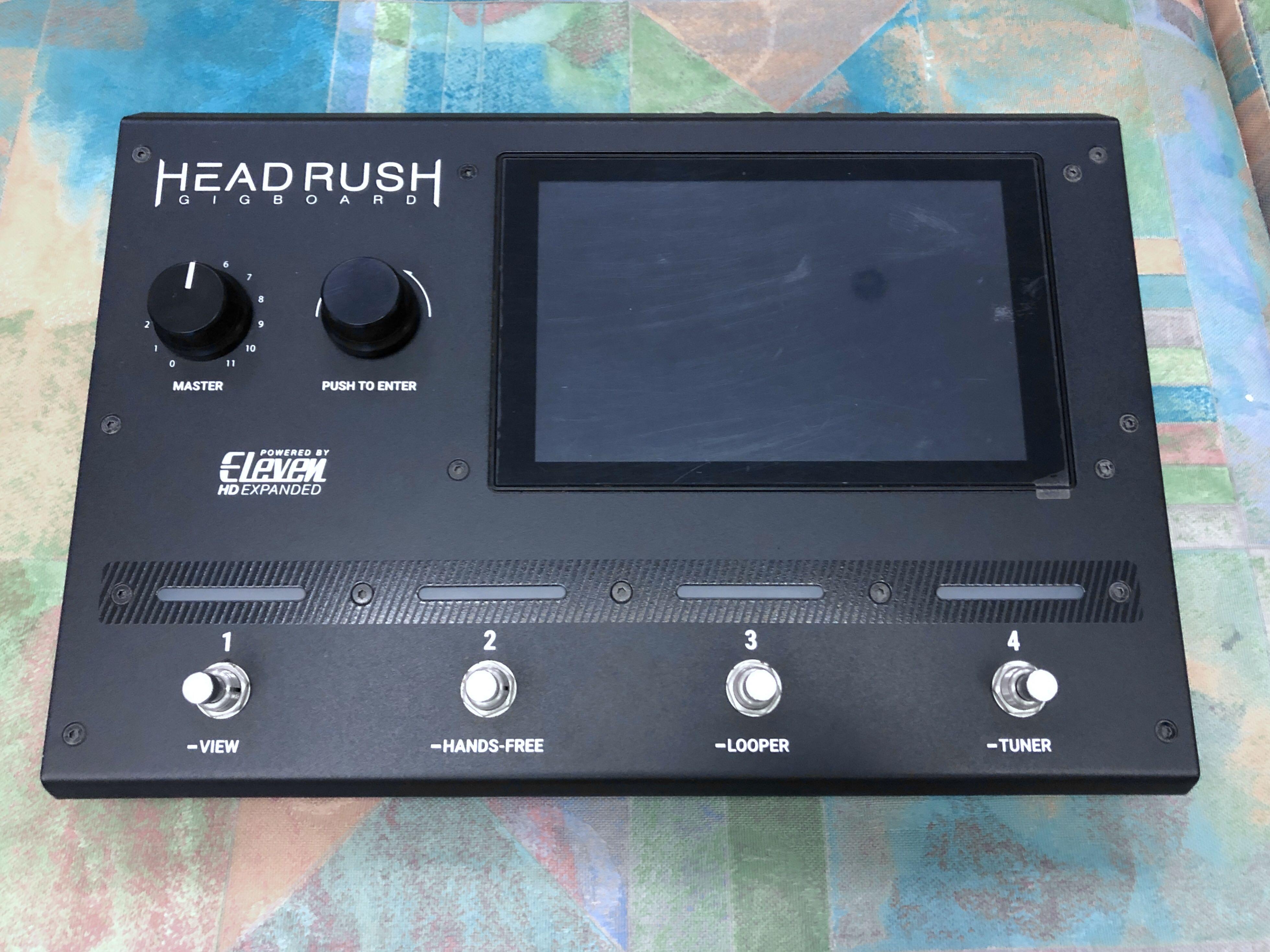 HeadRush Gigboard Amp Modeling Guitar Effects Processor, Hobbies & Toys ...