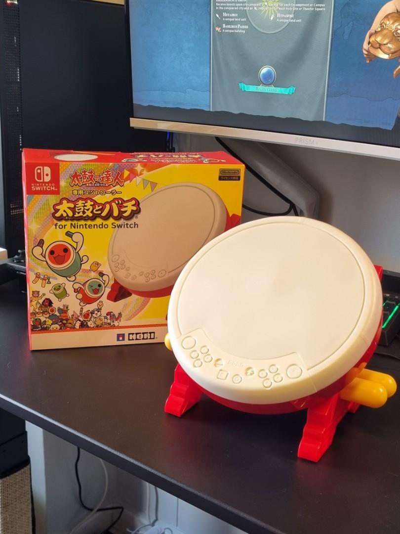 Hori Nintendo Switch Taiko Drum Controller, Video Gaming, Gaming ...