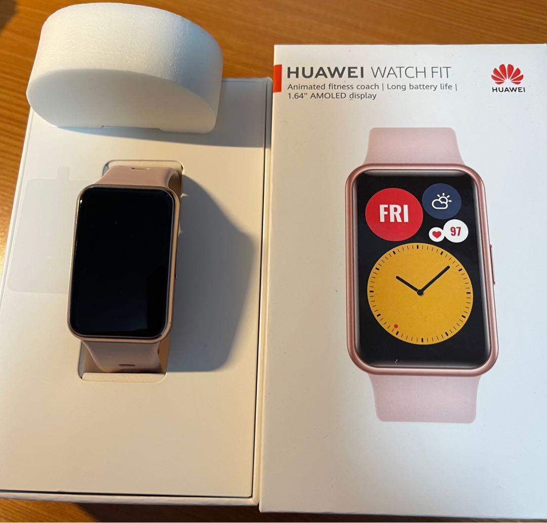 HUAWEI Watch Fit - Pink, Mobile Phones & Gadgets, Wearables & Smart ...