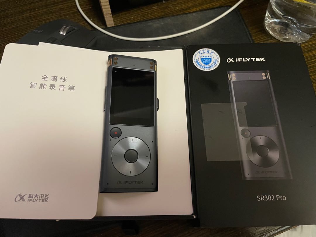 iFlytek 科大訊飛 SR302 Pro 離線版 實時音轉字 錄音筆 32GB, 音響器材, 錄音機 - Carousell