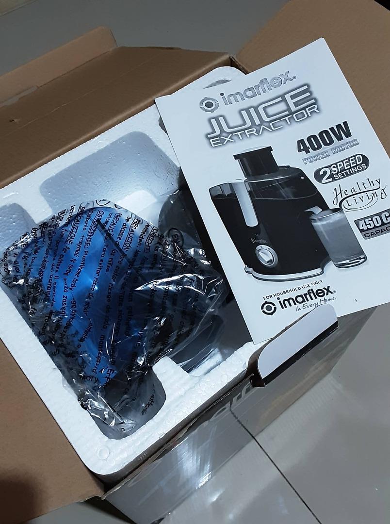 IMARFLEX JUICE EXTRACTOR IJE-5000 BLACK, TV & Home Appliances, Kitchen ...