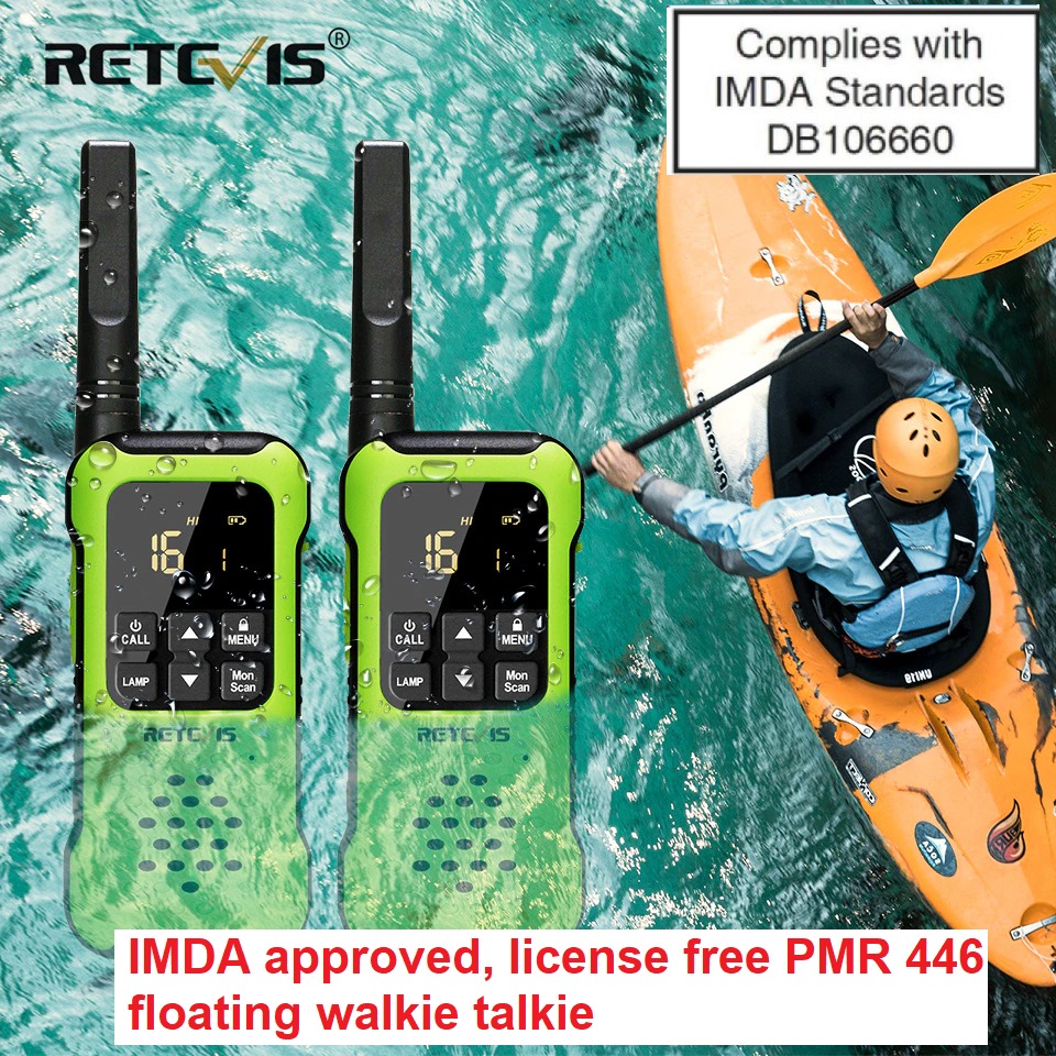 IMDA approved, license free Singapore Stock, Retevis RT649P Floating ...