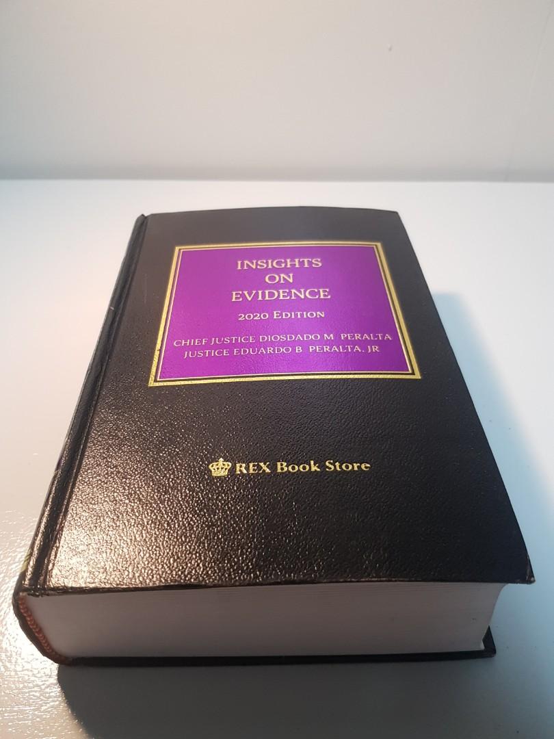 Insights on Evidence by Peralta and Peralta, Jr. (2020 Edition ... Insights on Evidence by Peralta and Peralta, Jr. (2020 Edition ...