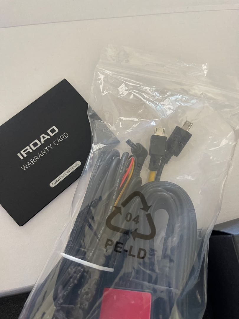 IROAD X9/X11 front and back dashcam cables, Car Accessories ...