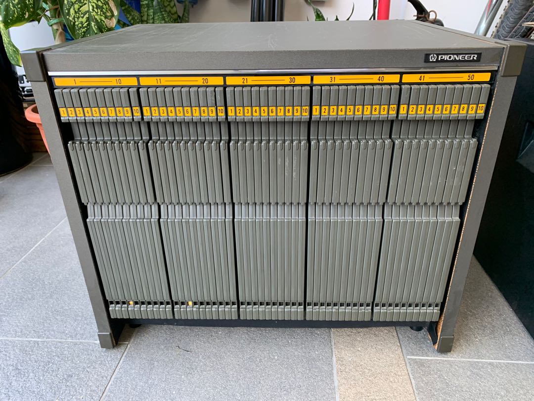 Laser Disc Storages Rack, Audio, Other Audio Equipment on Carousell