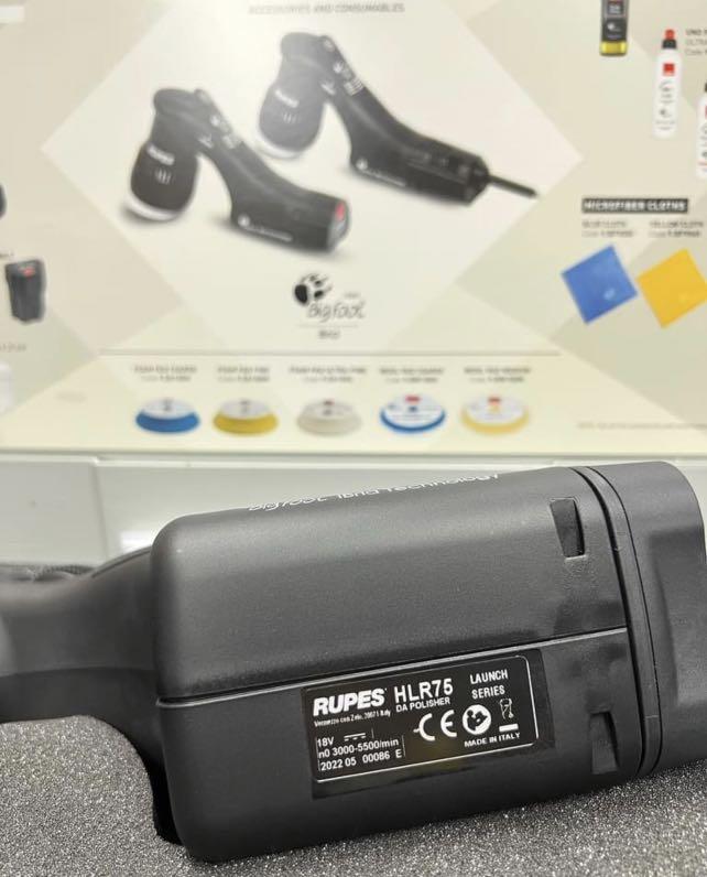 Latest RUPES BIGFOOT HLR75 iBRID MINI POLISHER portable Battery ...
