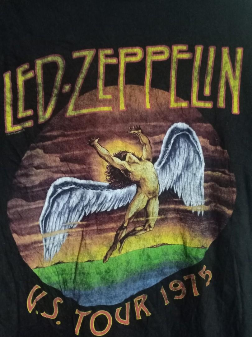 Led-Zeppelin Official Merch Shirt, Men's Fashion, Tops & Sets, Tshirts ...