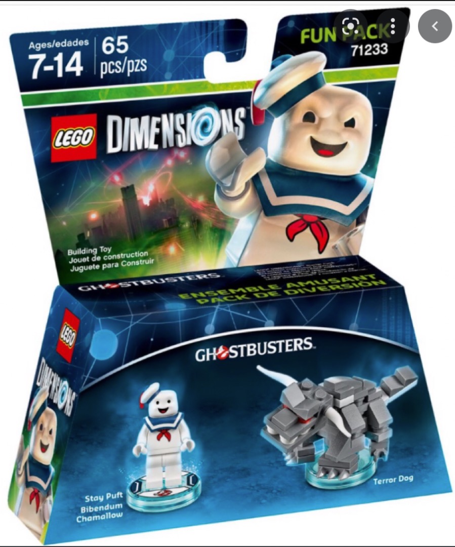 Lego 71233 Dimension Fun Packs Ghostbusters Stay Puff & Terror Dog ...
