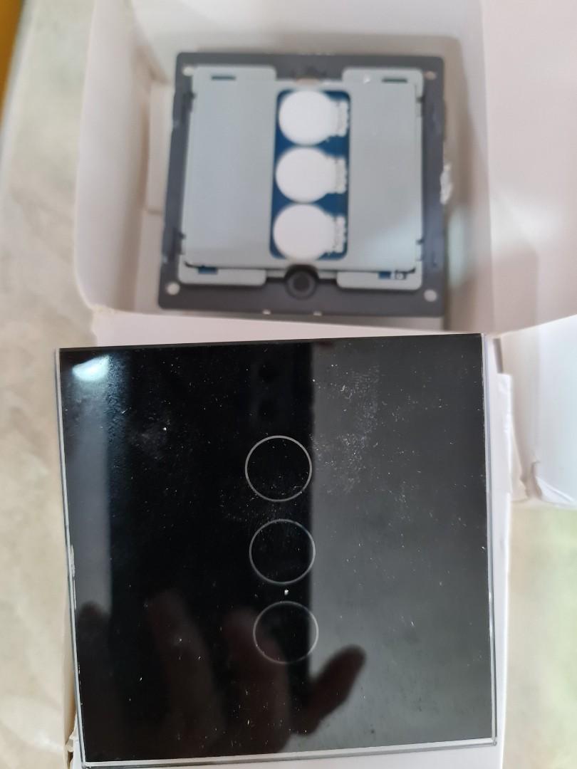 Livolo Touch Light Switches, Furniture & Home Living, Lighting & Fans ...