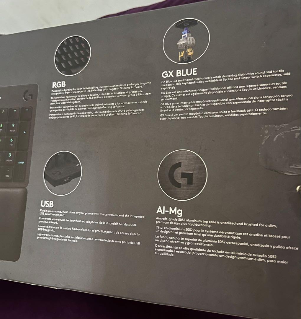 Logitech G513 CARBON AND SILVER LIGHTSYNC RGB Mechanical Gaming ...