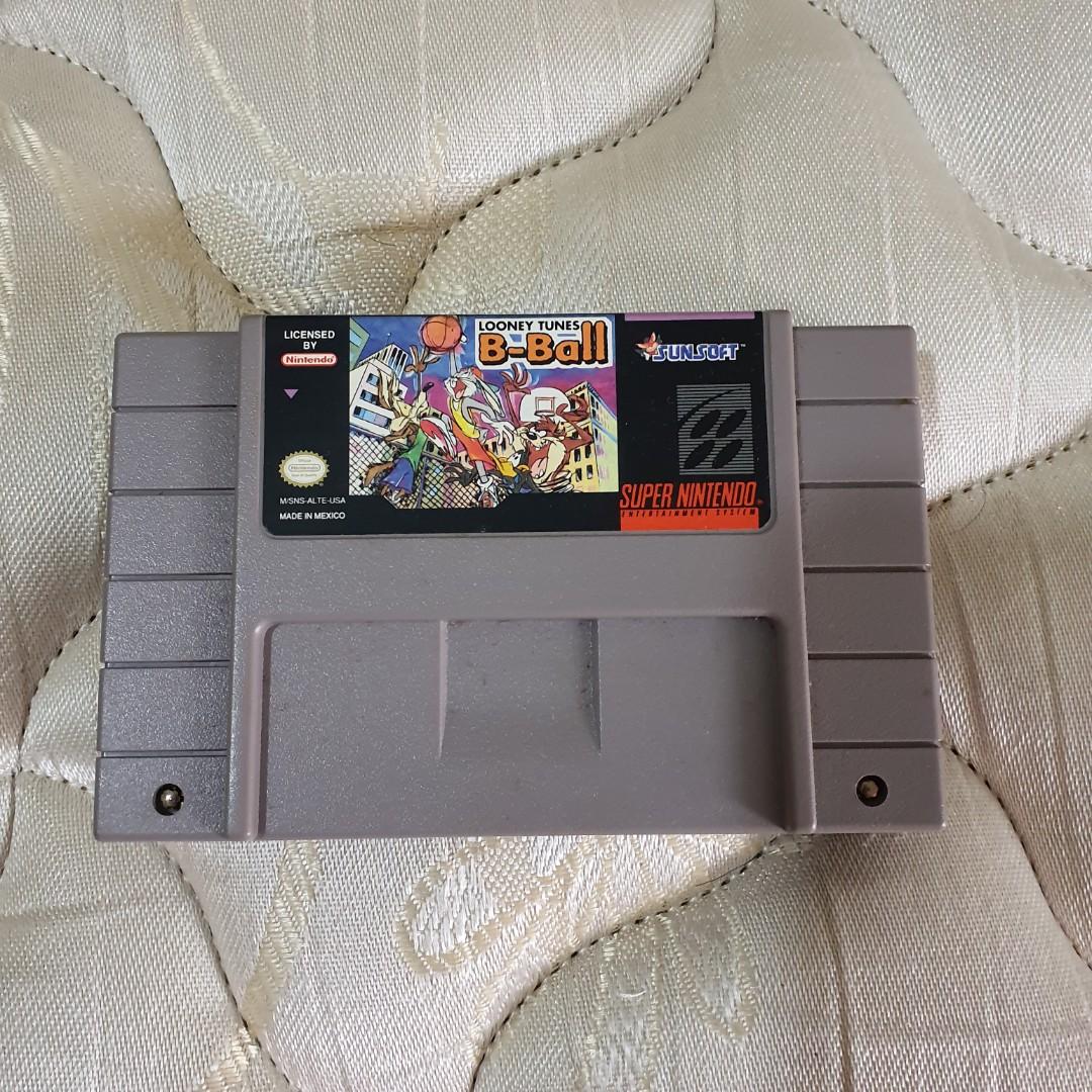 Looney Tunes B-Ball SNES, Video Gaming, Video Games, Nintendo on Carousell