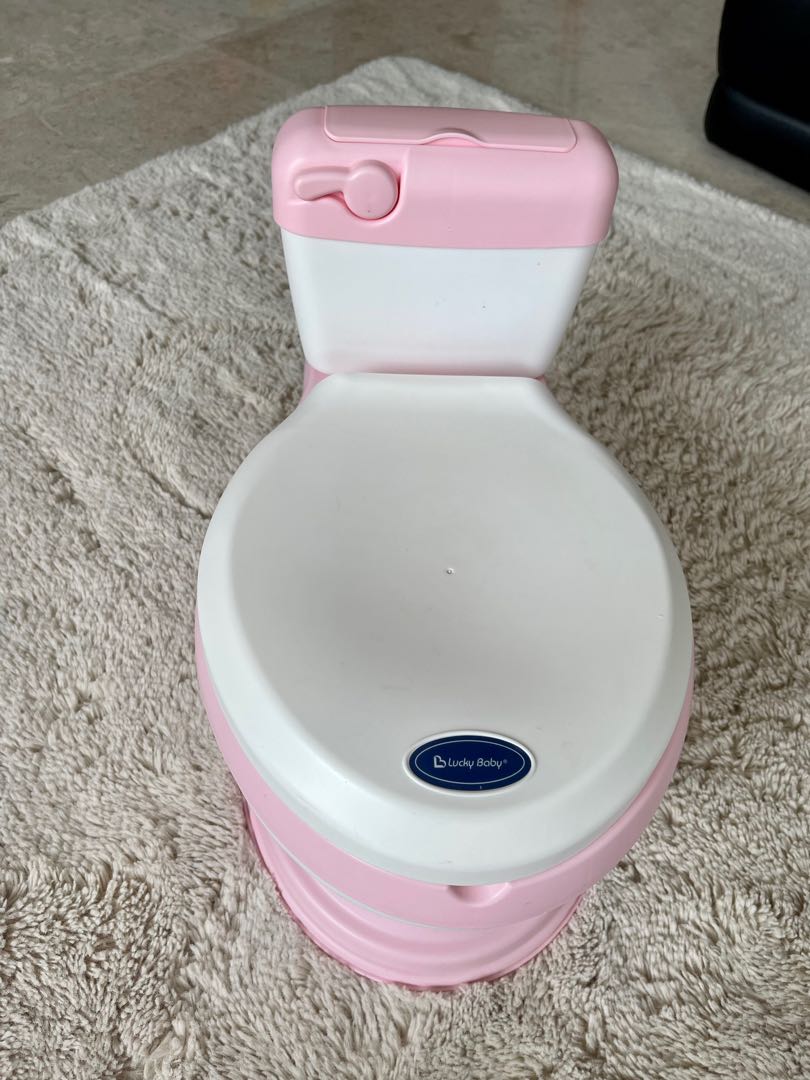 Lucky Baby Potty Mini Toilet, Babies & Kids, Bathing & Changing, Toilet ...