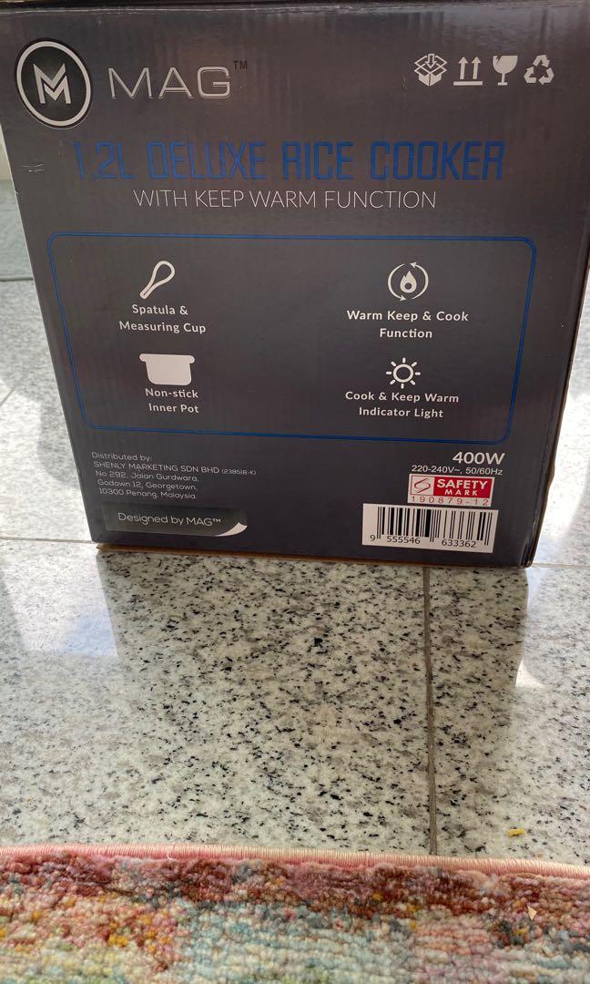 Mag 1.2L deluxe rice cooker, TV & Home Appliances, Kitchen Appliances ...