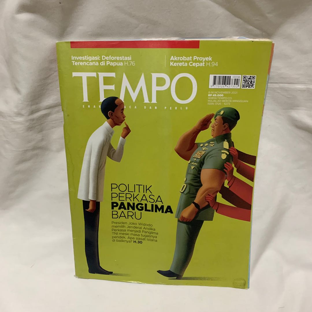 Majalah Tempo 8-14 November 2021, Buku & Alat Tulis, Majalah & Lainnya di Carousell