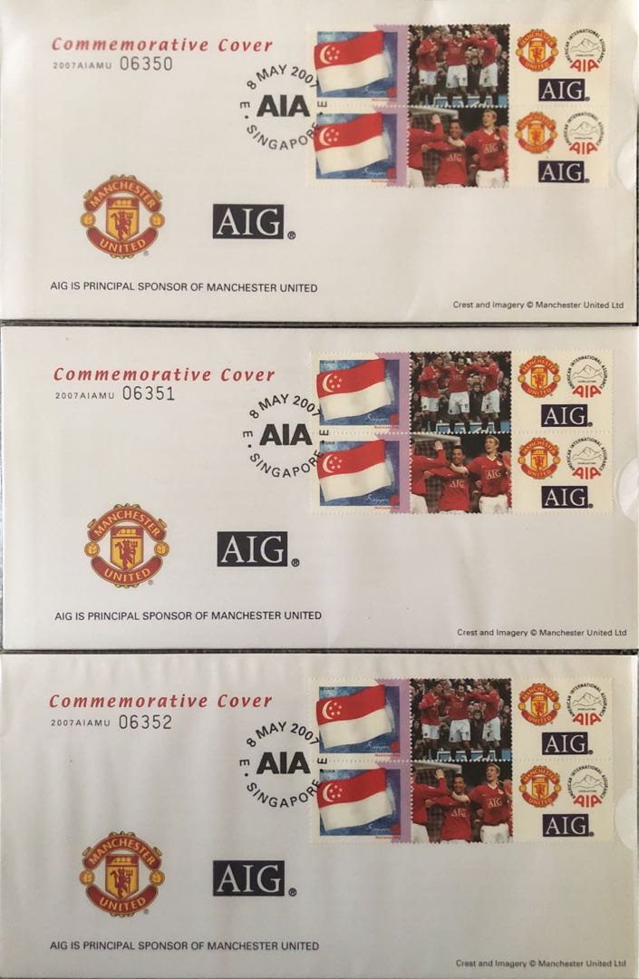 Manchester United Commemorative Cover in series, Hobbies & Toys ...