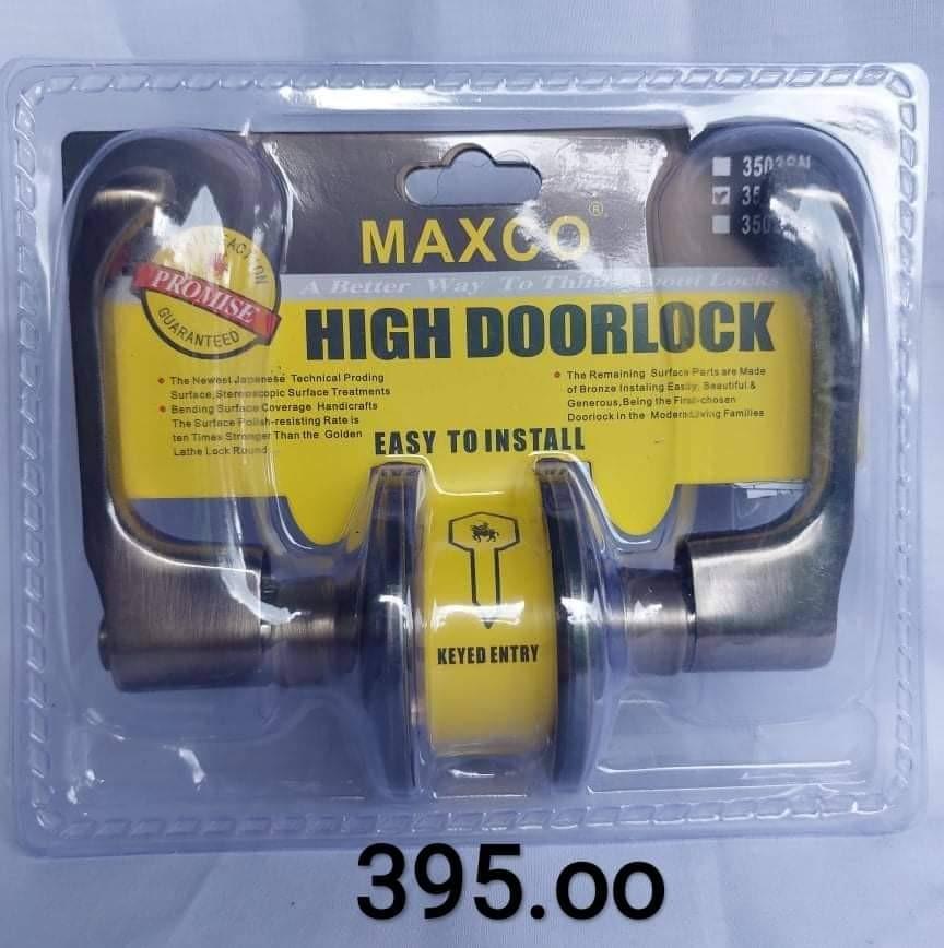 MAXCO HIGH QUALITY DOORLOCK, Furniture & Home Living, Home Improvement ...