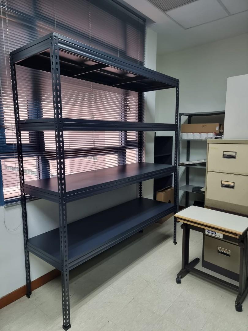 Metal Shelving Rack for HDB, Storeroom, Office, Furniture & Home Living ...