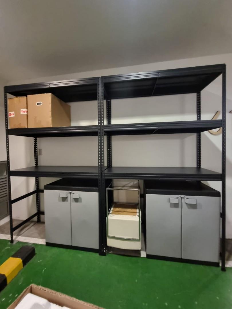 Metal Shelving Rack for HDB, Storeroom, Office, Furniture & Home Living ...