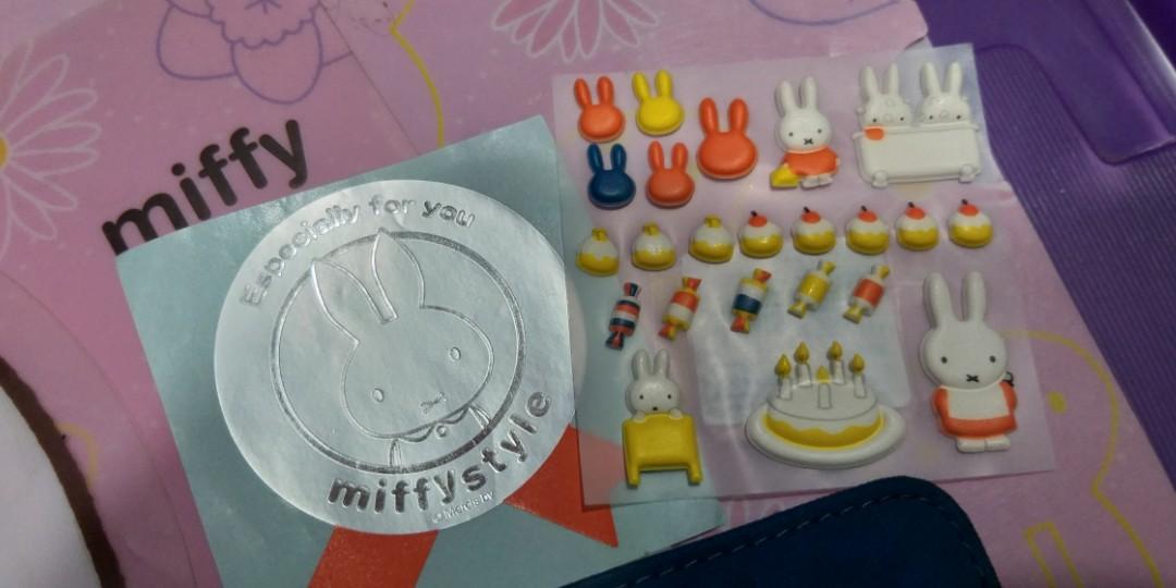 Miffy Stationery Set on Carousell