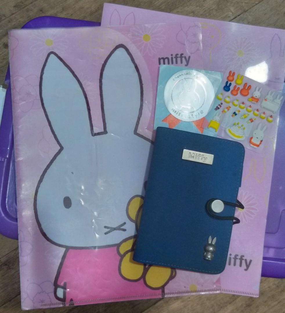Miffy Stationery Set on Carousell