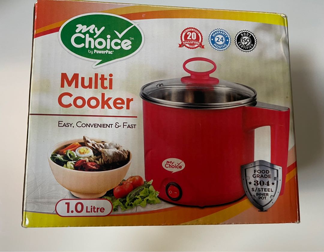 Mini multi cooker Powerpac 1L, TV & Home Appliances, Kitchen Appliances ...