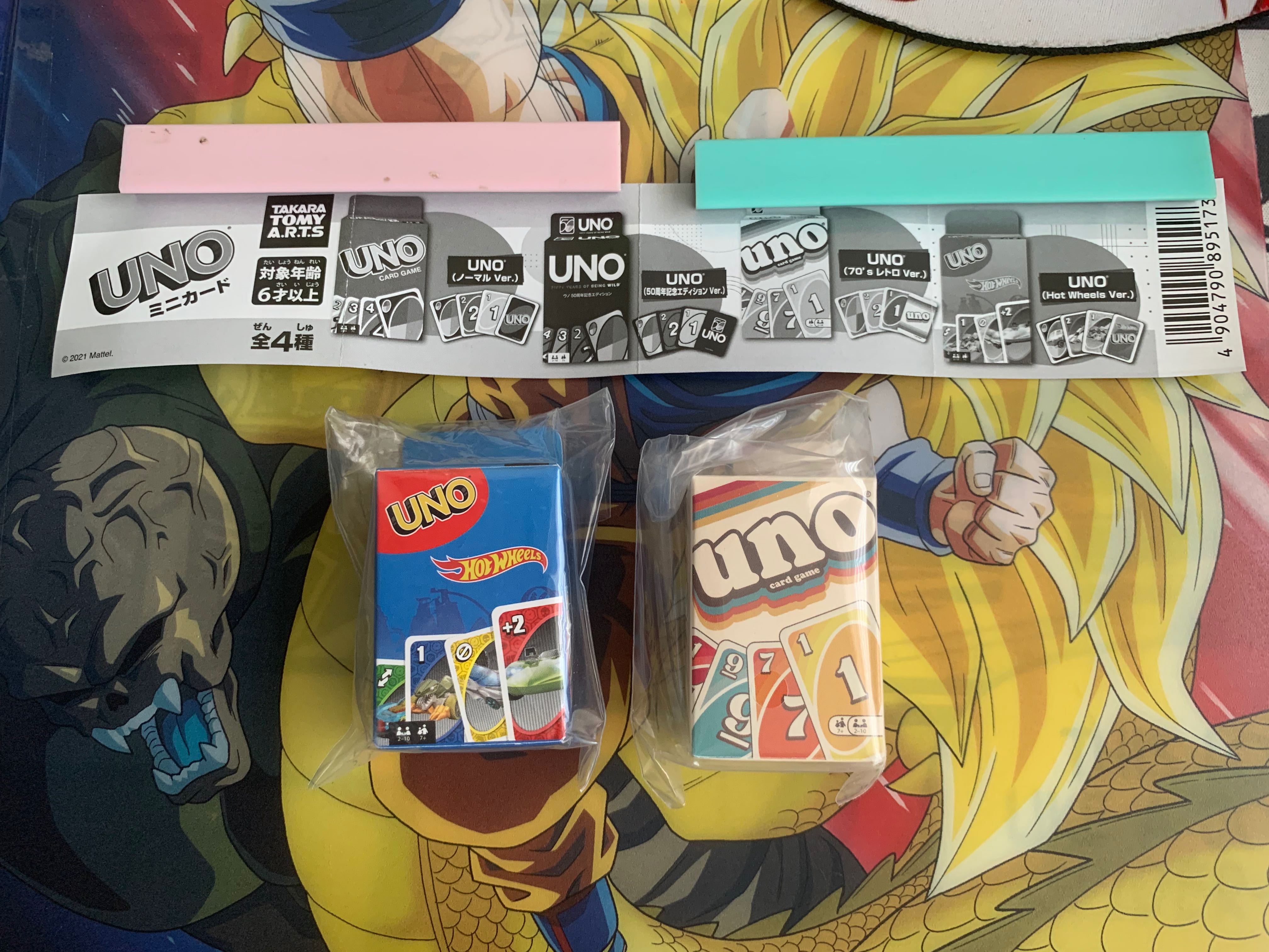 Mini UNO Card game, Hobbies & Toys, Toys & Games on Carousell