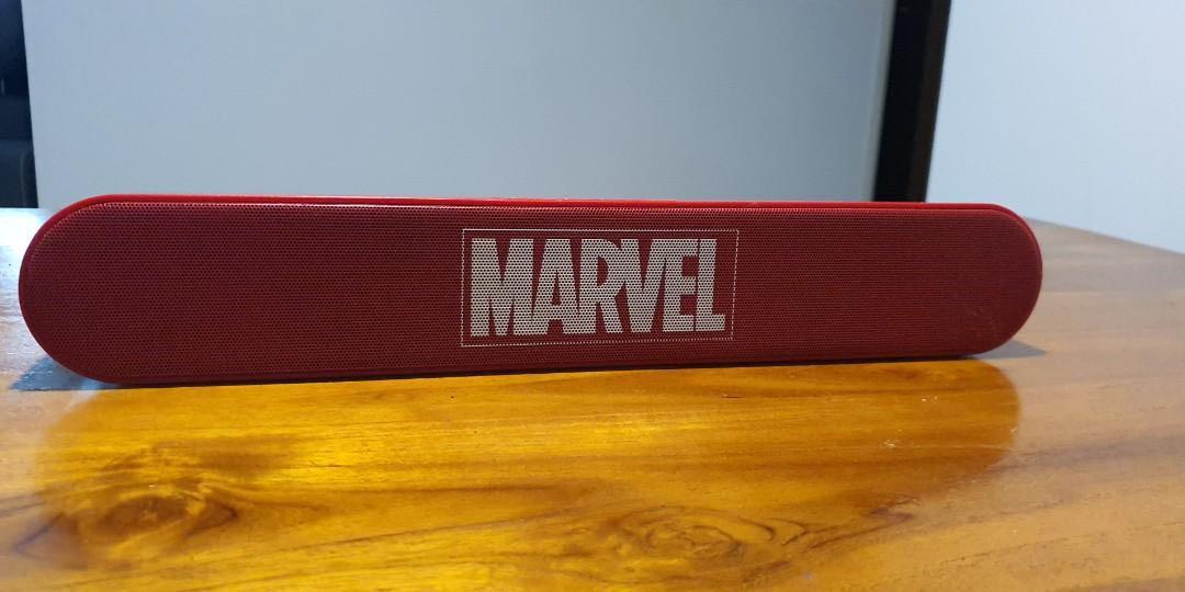 Miniso Wireless Speaker - Marvel (Red), Audio, Soundbars, Speakers & Amplifiers on Carousell