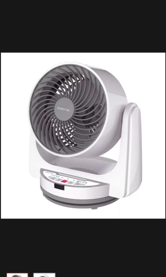 Mistral high velocity desk fan with remote control, Furniture & Home ...