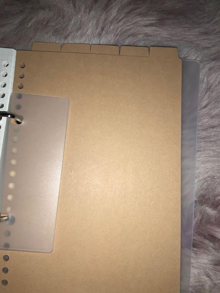 Muji A5 Ring File, Hobbies & Toys, Stationery & Craft, Stationery ...