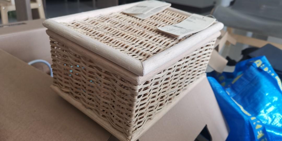 Muji Buri Rectangle Box (with cover), Furniture & Home Living, Home ...