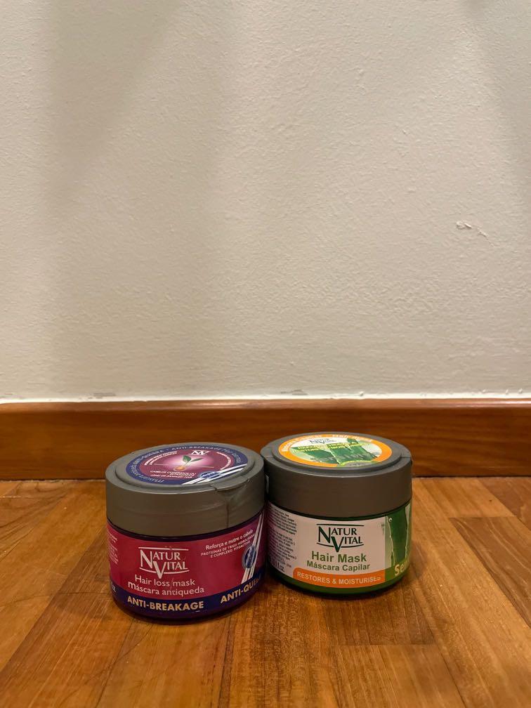 Natur Vital hair mask (set of two), Beauty & Personal Care, Hair on ...