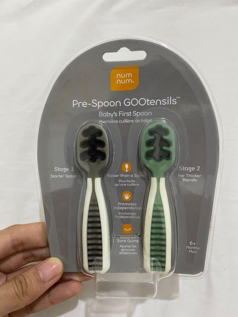 Numnum Gootensil self feeding pre-spoons (set of 2), Babies & Kids ...
