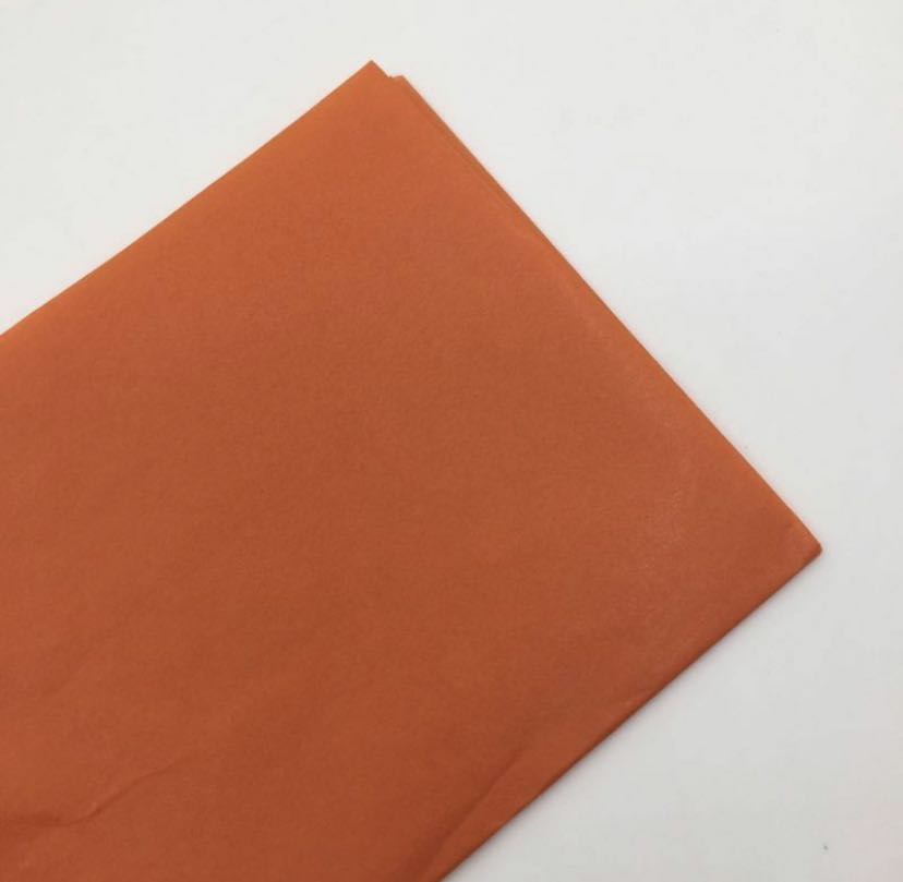 Orange tissue paper for gift wrap, paper craft DIY 50 x 75 cm 7 pcs ...