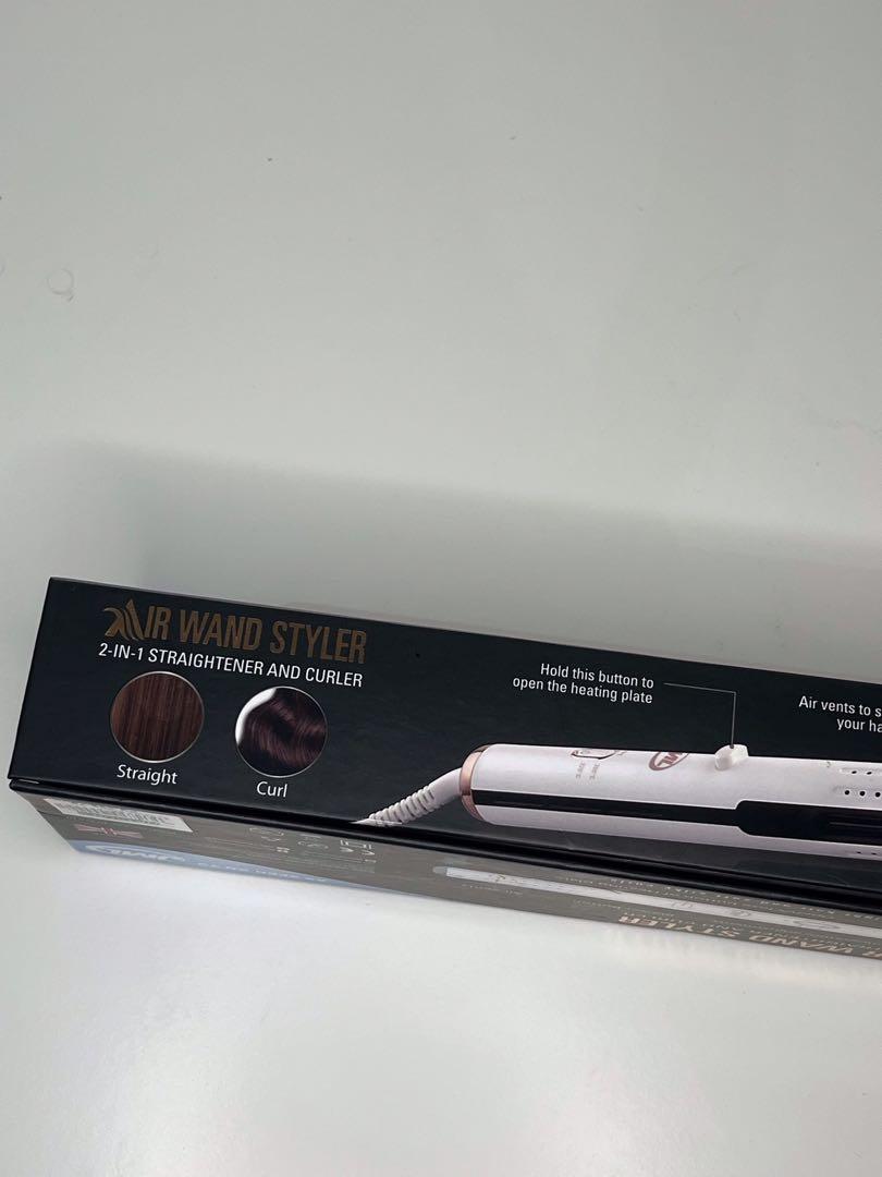 ORIGINAL JML Air Wand Styler 2-IN-1 Straightener and Curler, Women's ...