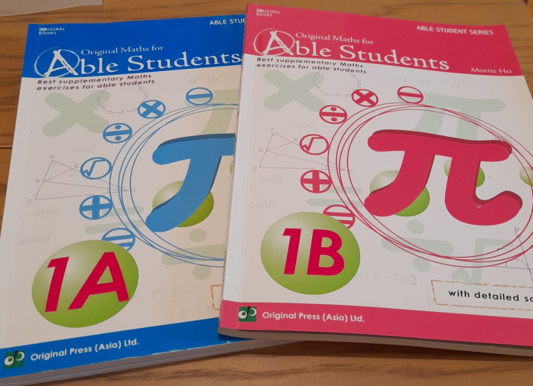 Original Press Original Maths for Able Students Form1 Book 1A/1B, 興趣及遊戲 ...