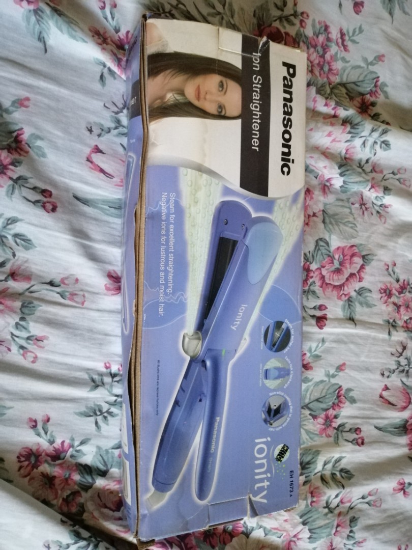 Panasonic ion straightener, Beauty & Personal Care, Hair on Carousell