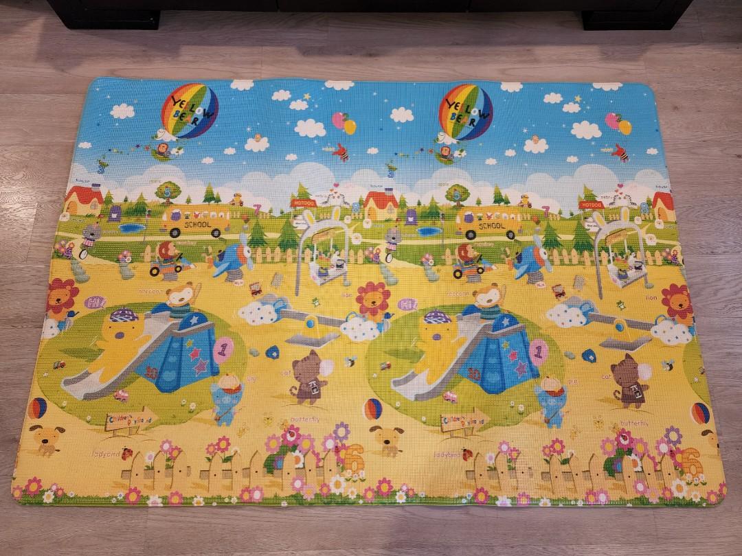 Parklon Playmat (Yellow Bear School Bus, Babies & Kids, Baby Nursery ...