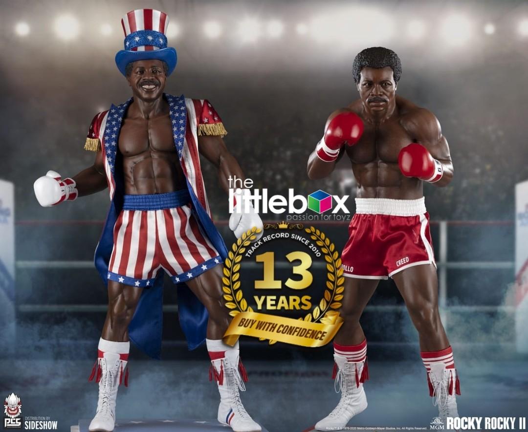 PCS Sideshow Collectibles - Rocky 1/3 Scale Statue - Apollo Creed Rocky ...